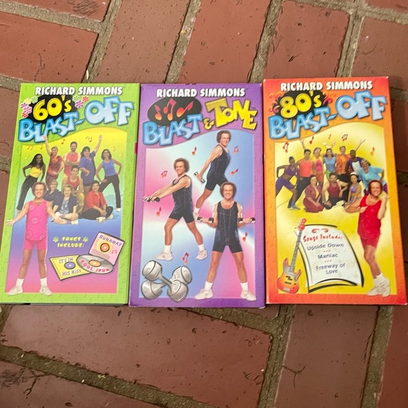 Other | Richard Simmons Exercise Vhs Videos | Poshmark